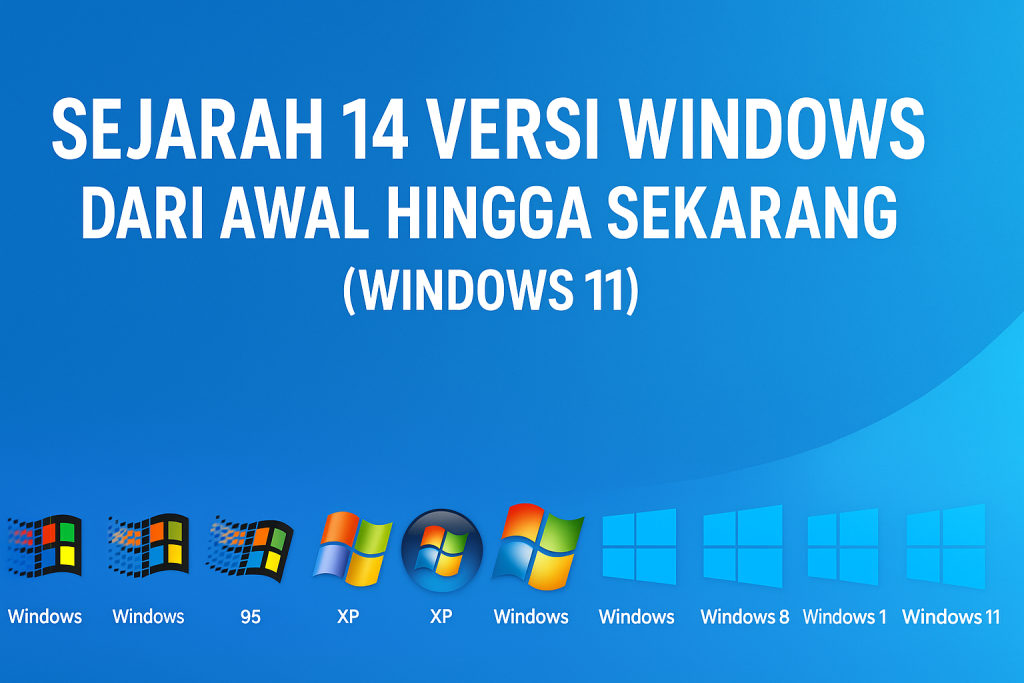 Sejarah 14 Versi Windows dari Awal Hingga Sekarang (Windows 11) - MK Academy
